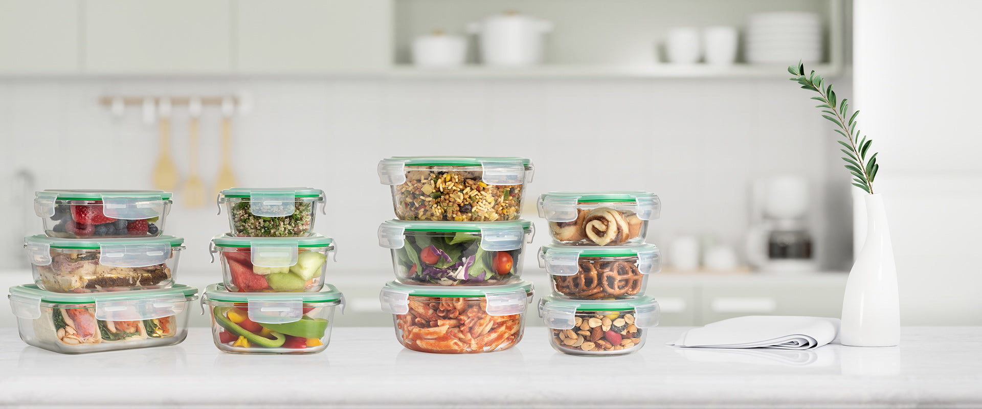 Fusion Gourmet Glass Food Storage Containers